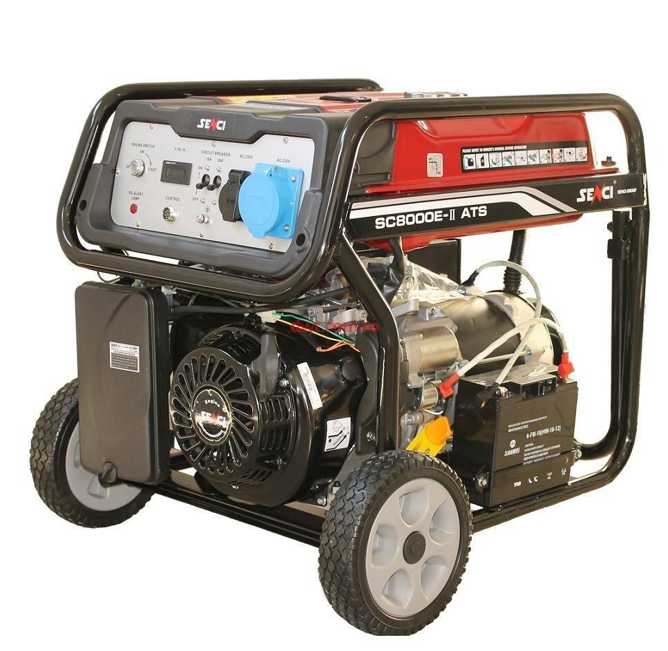 SENCI SC-8000 ATS Generator monofazat 7kW cu automatizare Senci SC-8000 ATS